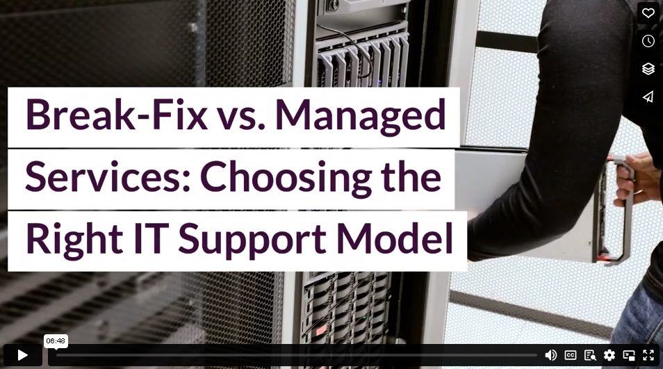 Break-Fix vs. Managed Services Break-Fix vs. Managed Services